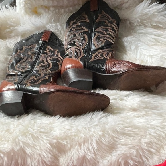 Tony Lama | Shoes | Tony Lama Cowboy Boots Snake Skin | Poshmark